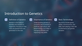 Class 10 ICSE Genetics complete for teaching | PPTX