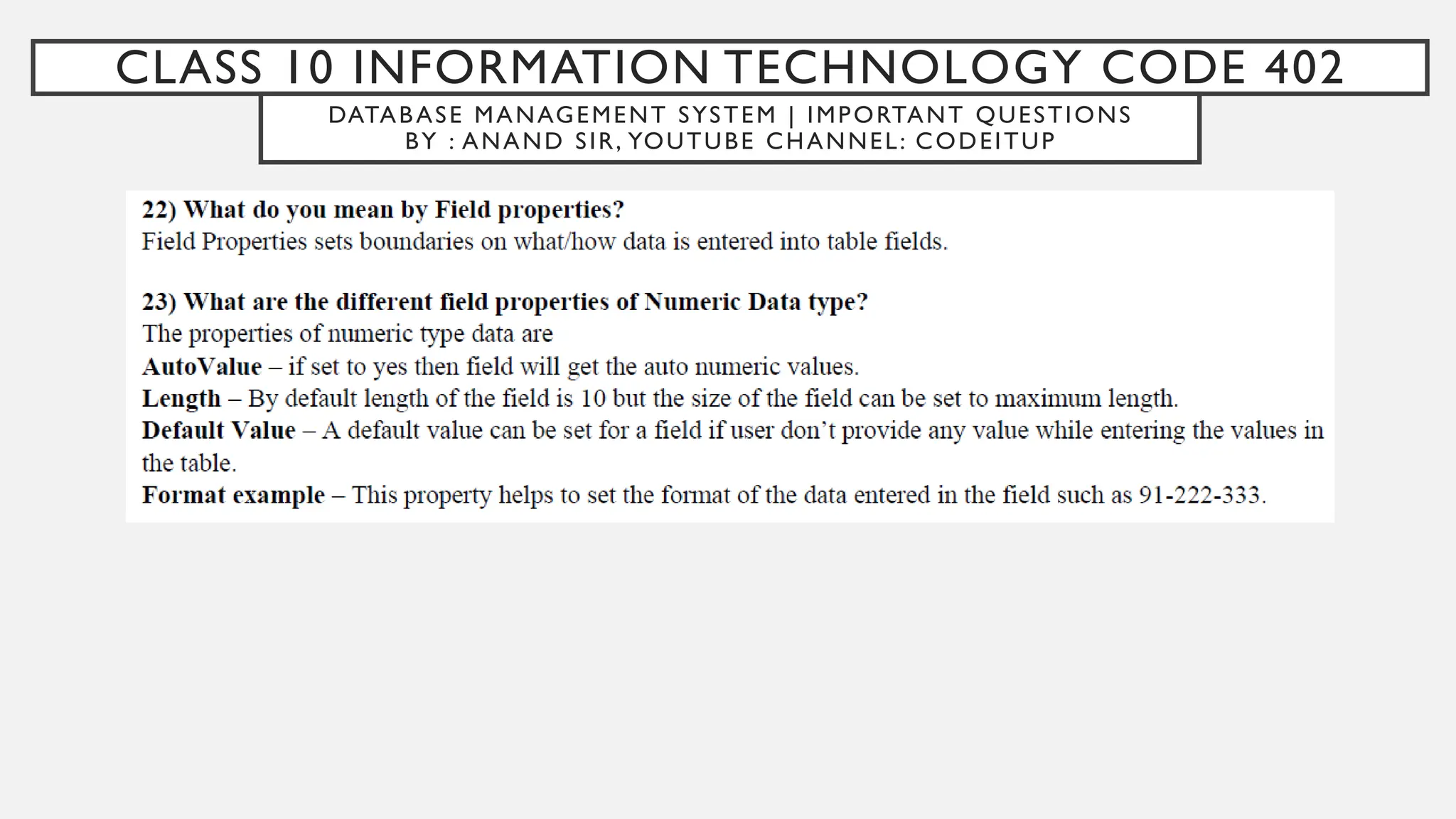 Class 10 INFORMATION TECHNOLOGY code 402 DATABASE CONCEPTS.pptx