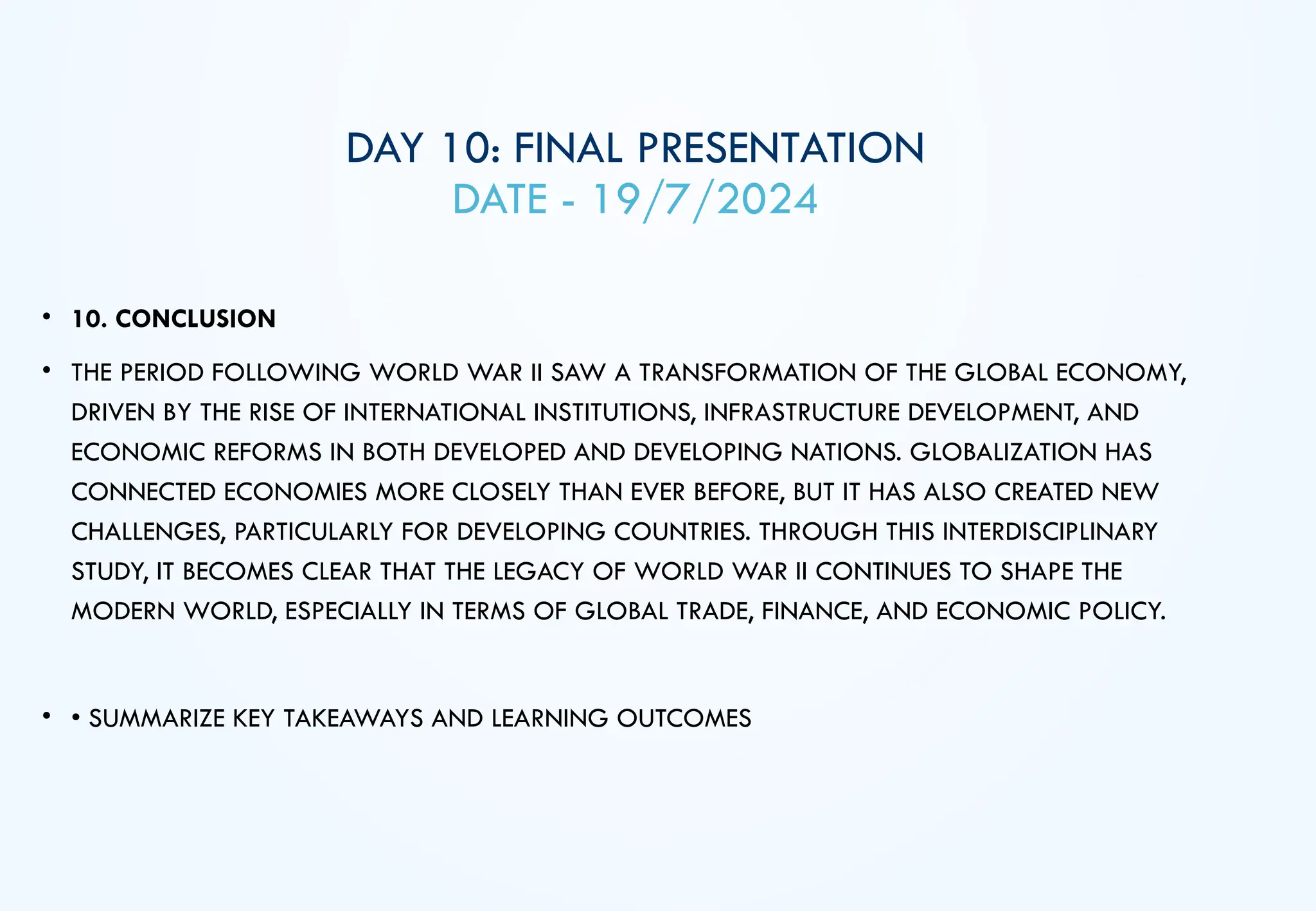 Class 10 Interdisciplinary Project.pptx