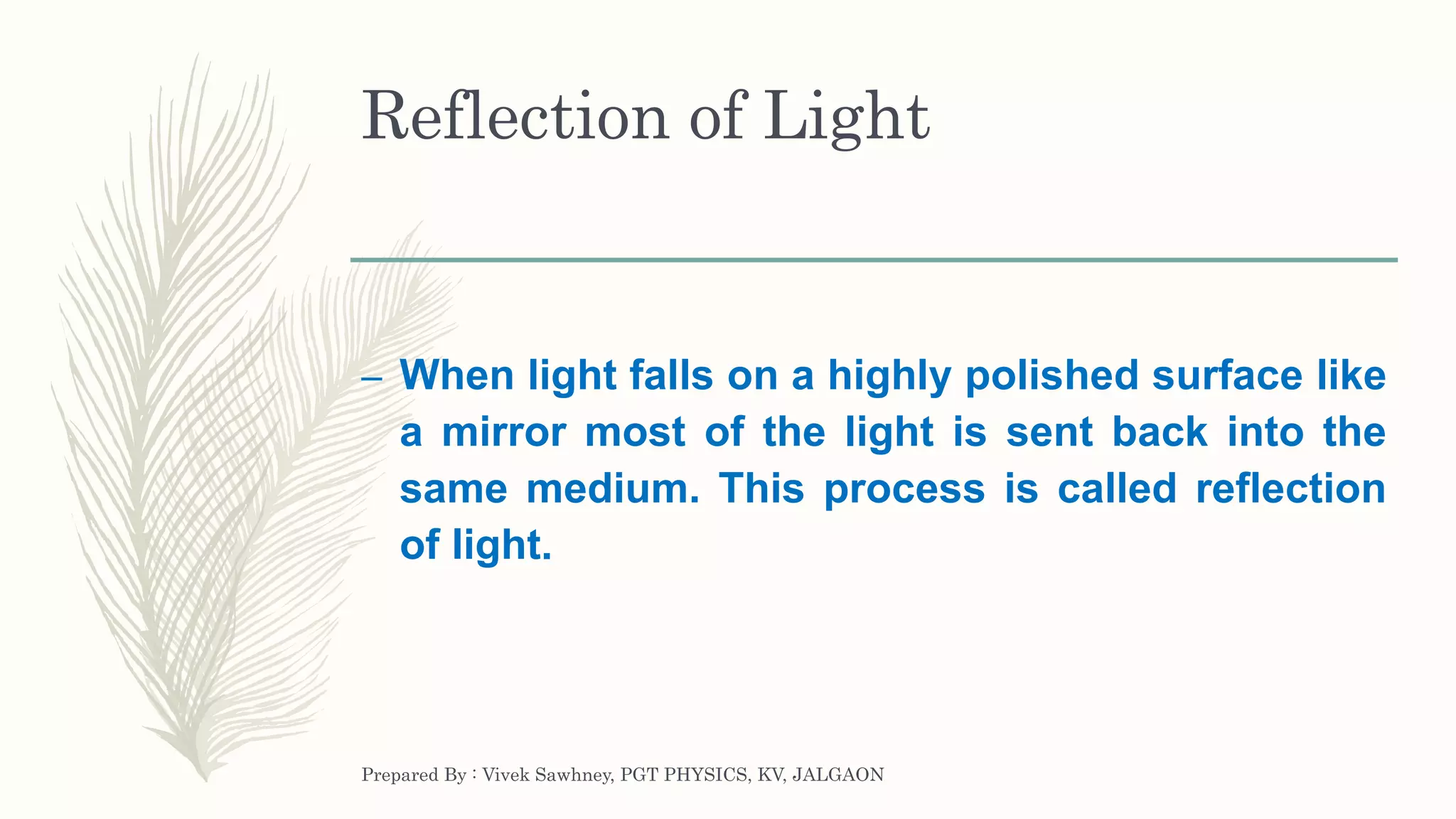 Class 10 light ppt | PPTX | Physics | Science