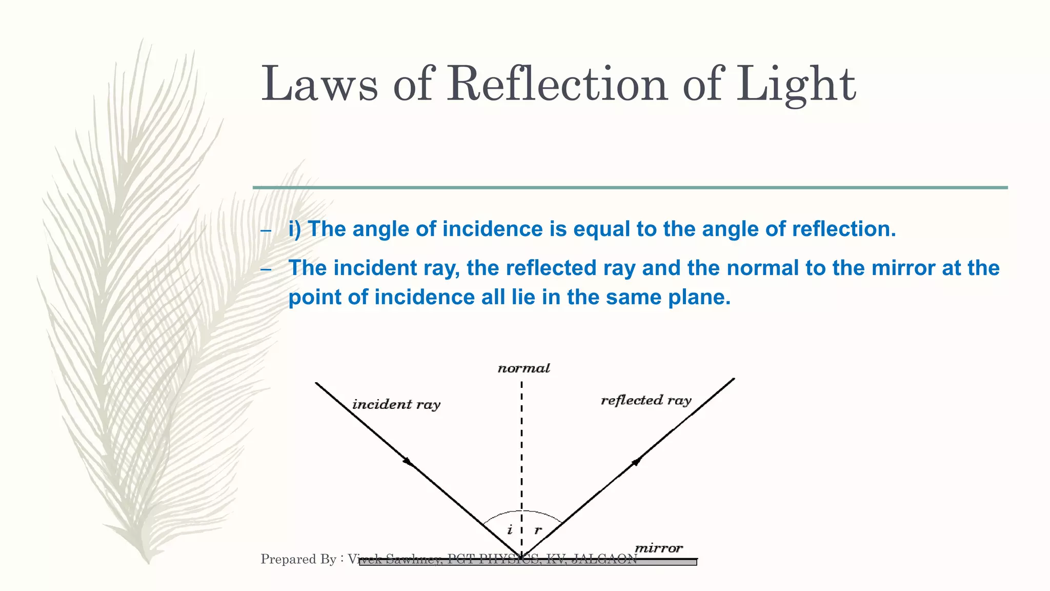 Class 10 light ppt | PPTX | Physics | Science