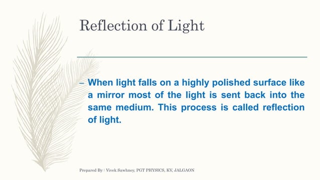Class 10 light ppt | PPTX | Physics | Science