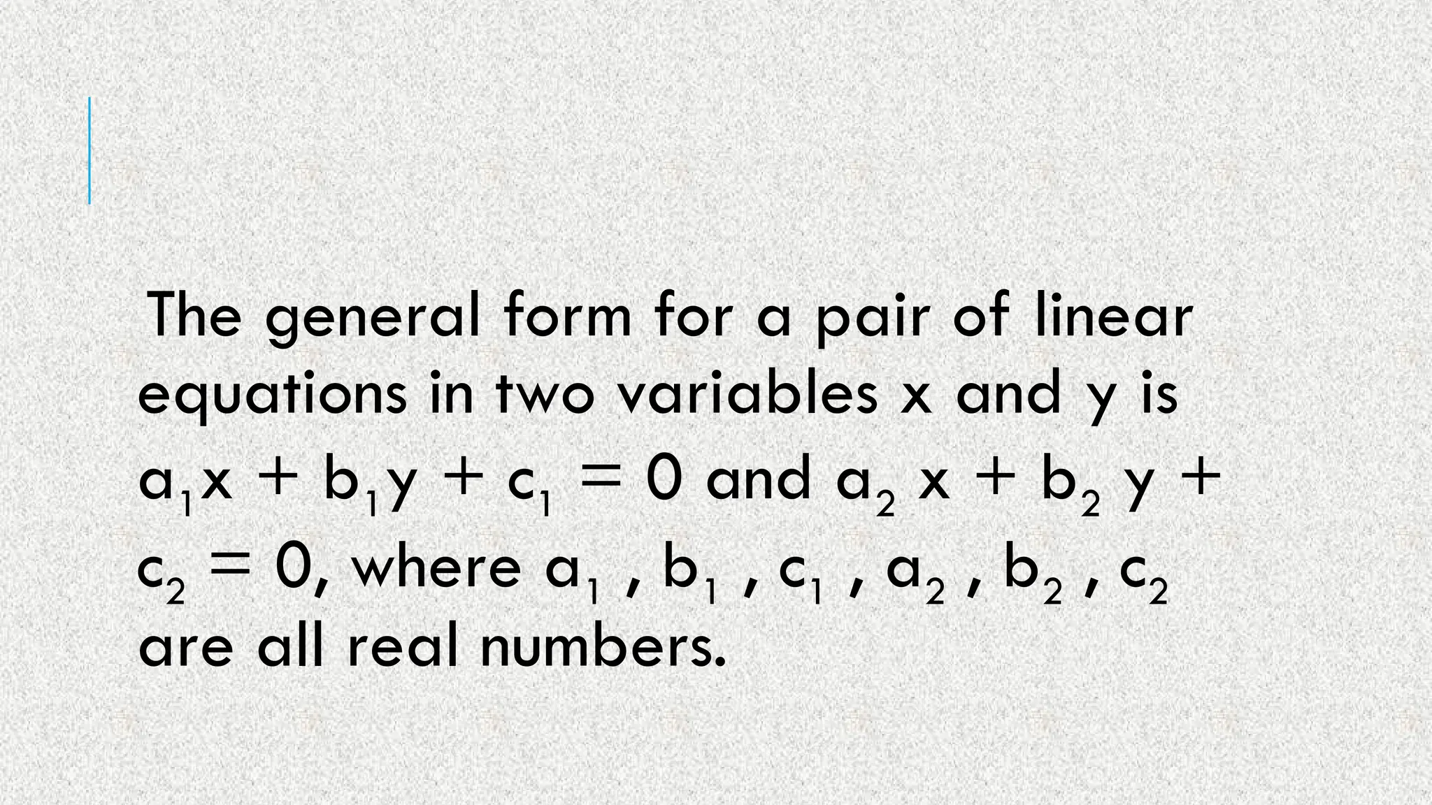Class 10 linear equation in two variables | PPT