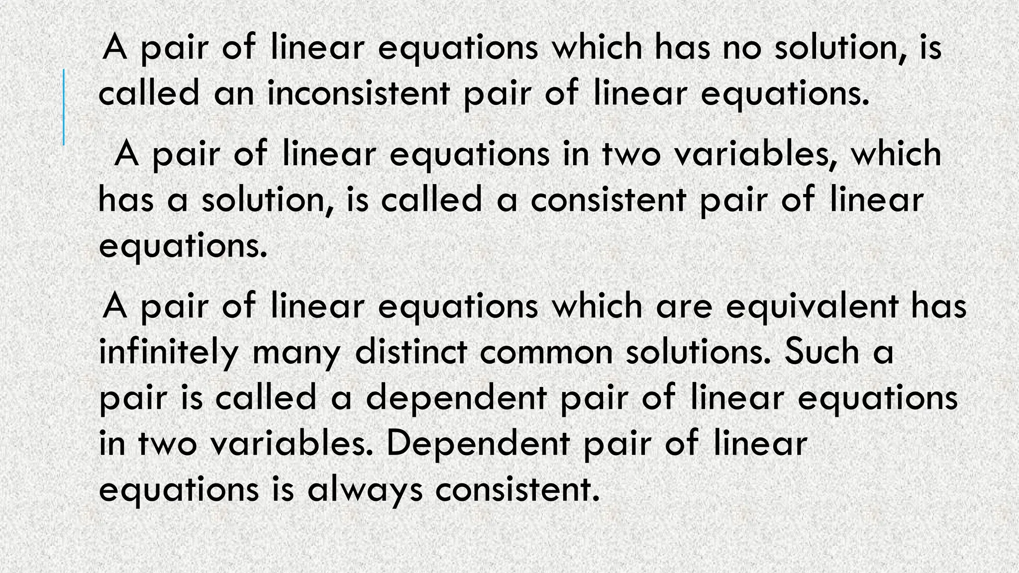 Class 10 linear equation in two variables | PPT