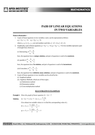 Class 10 mathematics compendium | PDF