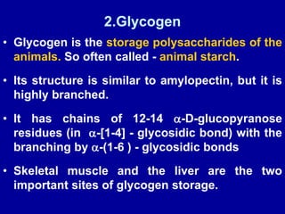 Class 10 Oligosaccharides &Polysaccharides.ppt