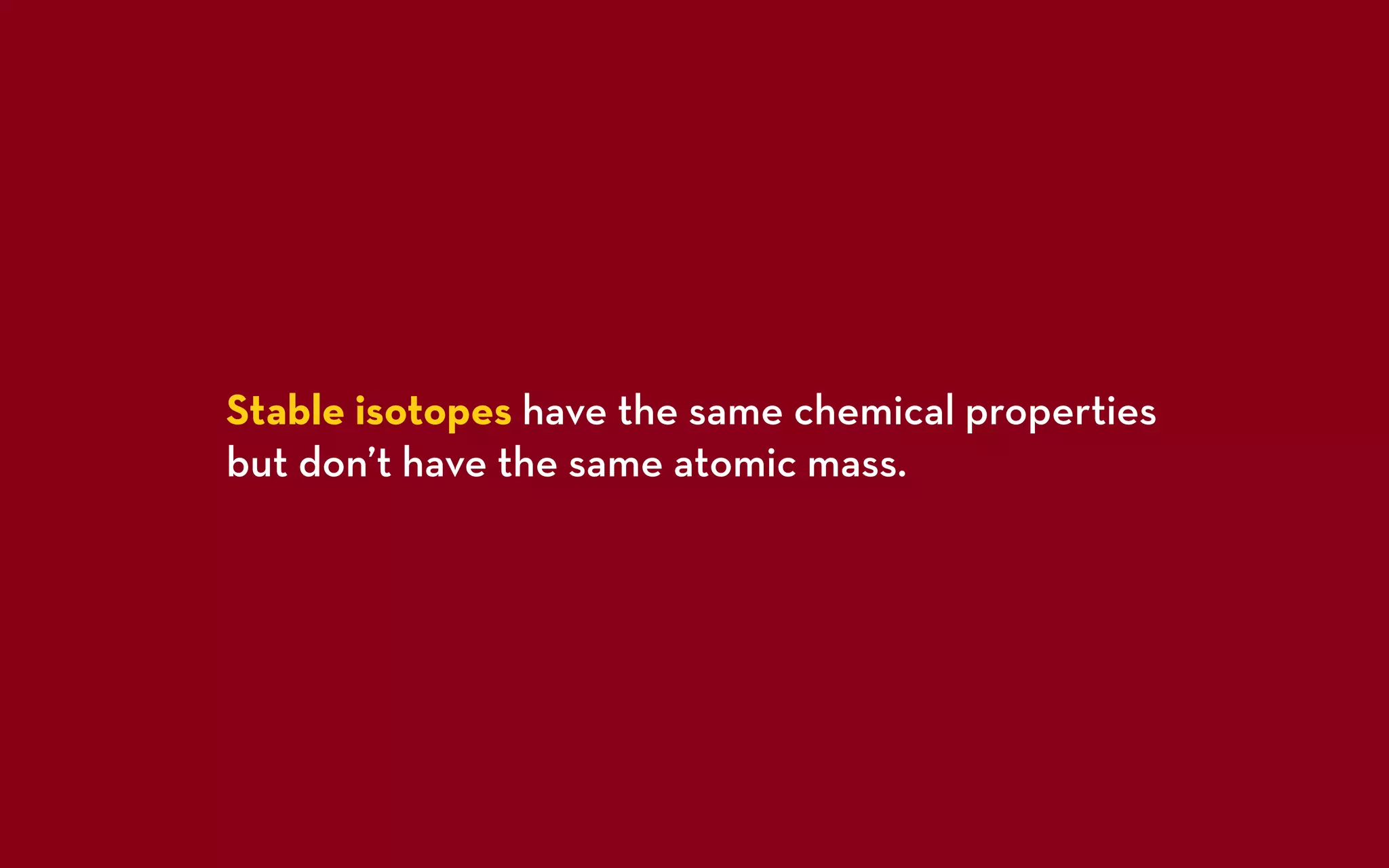 Class 10, Stable isotopes | PDF