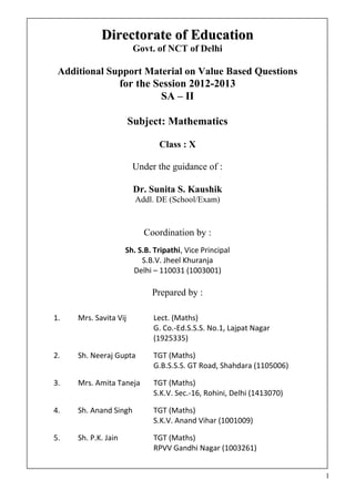 Class 10 value based | PDF | Air Travel | Travel Type