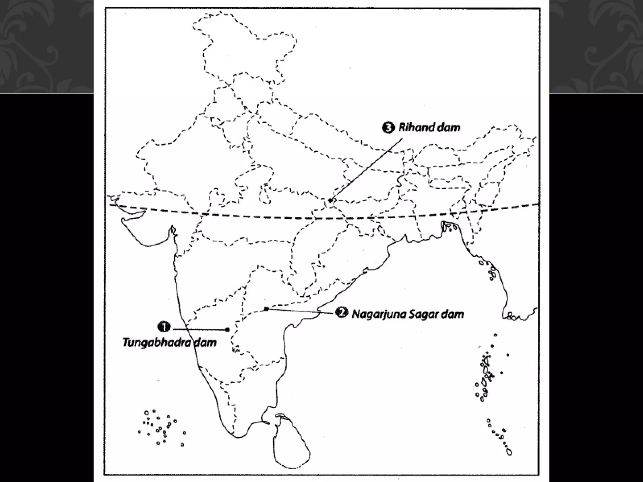 Water Resources, map practice Class 10 cbse | PDF