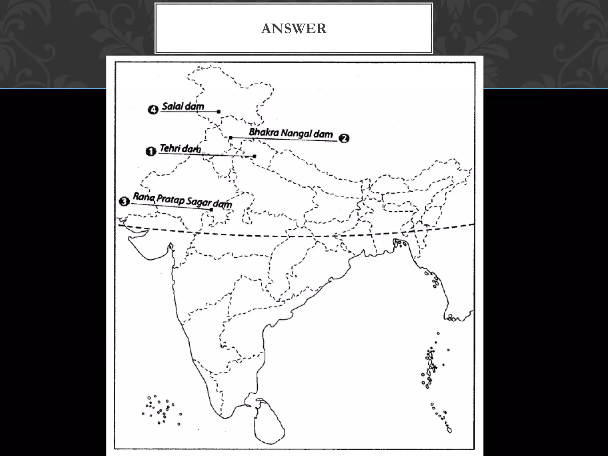 Water Resources, map practice Class 10 cbse | PDF