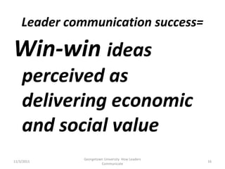 idea selling - Leadership Communication | PPT