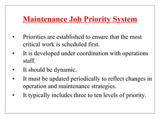 Class 11 - MAINTENANCE PLANNING AND SCHEDULING_Dr.Adel_.ppt