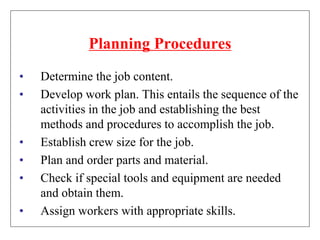 Class 11 - MAINTENANCE PLANNING AND SCHEDULING_Dr.Adel_.ppt