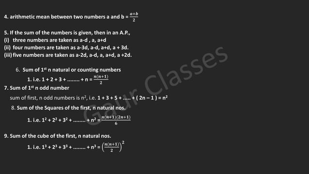 Class 11 Applied mathematics Formula sheet_c88b01d2-a305-4e82-8384-9a47d968e190.pdf
