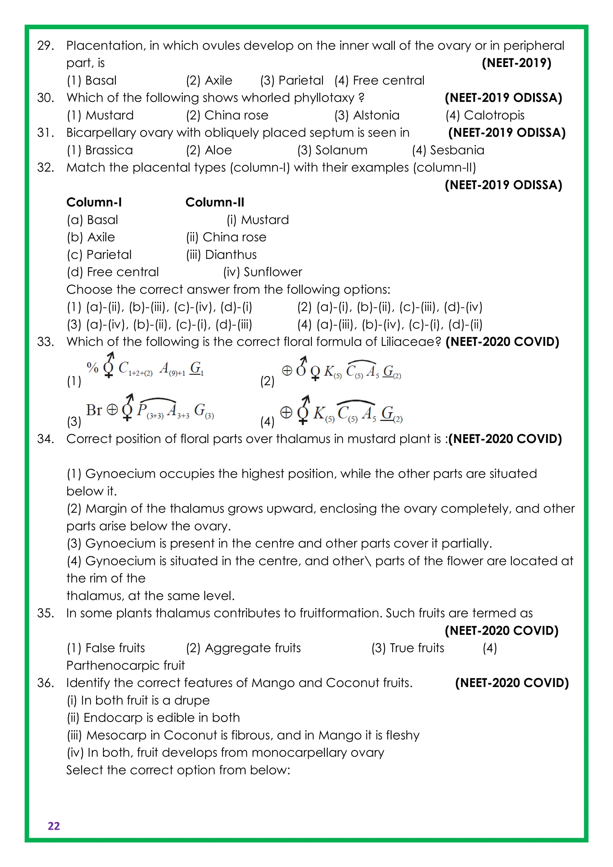 Class 11 Biology Topic Wise Line by Line Chapter 5 Morphology of ...