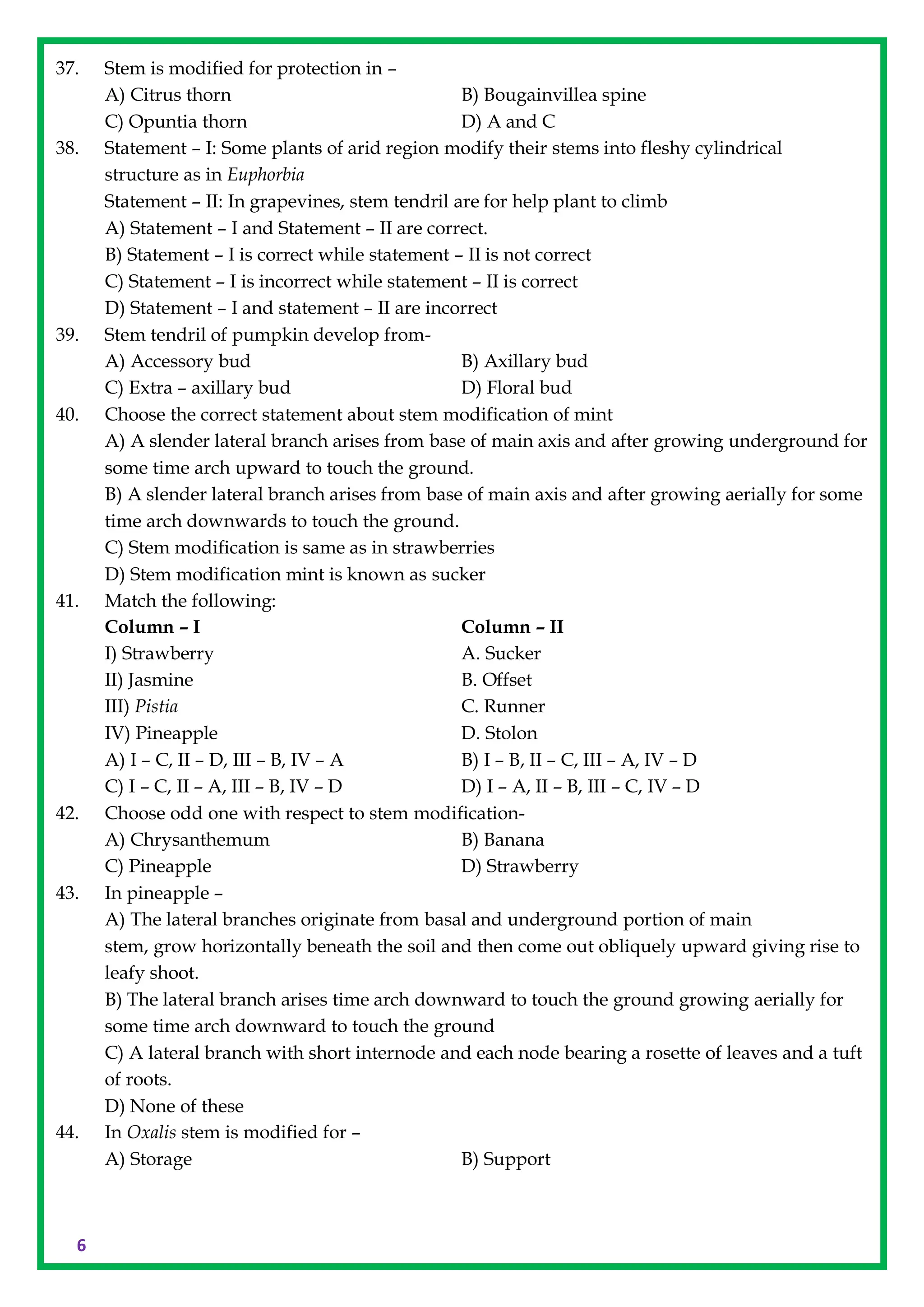 Class 11 Biology Topic Wise Line by Line Chapter 5 Morphology of ...