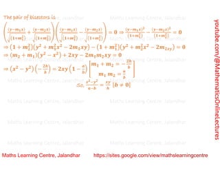 Class 11 Chapter 10 Straight (Homogeneous equation of degree 2) Lecture 11.pdf