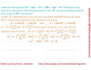 Class 11 Chapter 10 Straight Lines _ change of axis _ Lecture 10.pdf
