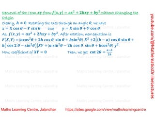 Class 11 Chapter 10 Straight Lines _ change of axis _ Lecture 10.pdf