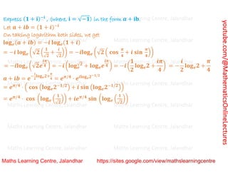 Class 11 Chapter 5 Complex Numbers and Quadratic Equations (Euler form)Lecture 4.pdf