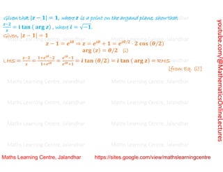 Class 11 Chapter 5 Complex Numbers and Quadratic Equations (Euler form)Lecture 4.pdf