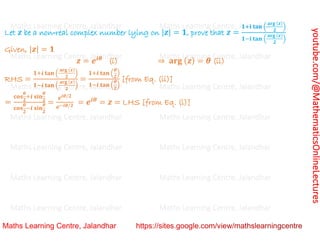 Class 11 Chapter 5 Complex Numbers and Quadratic Equations (Euler form)Lecture 4.pdf