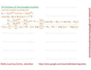 Class 11 Chapter 5 Complex Numbers and Quadratic Equations (Euler form)Lecture 4.pdf