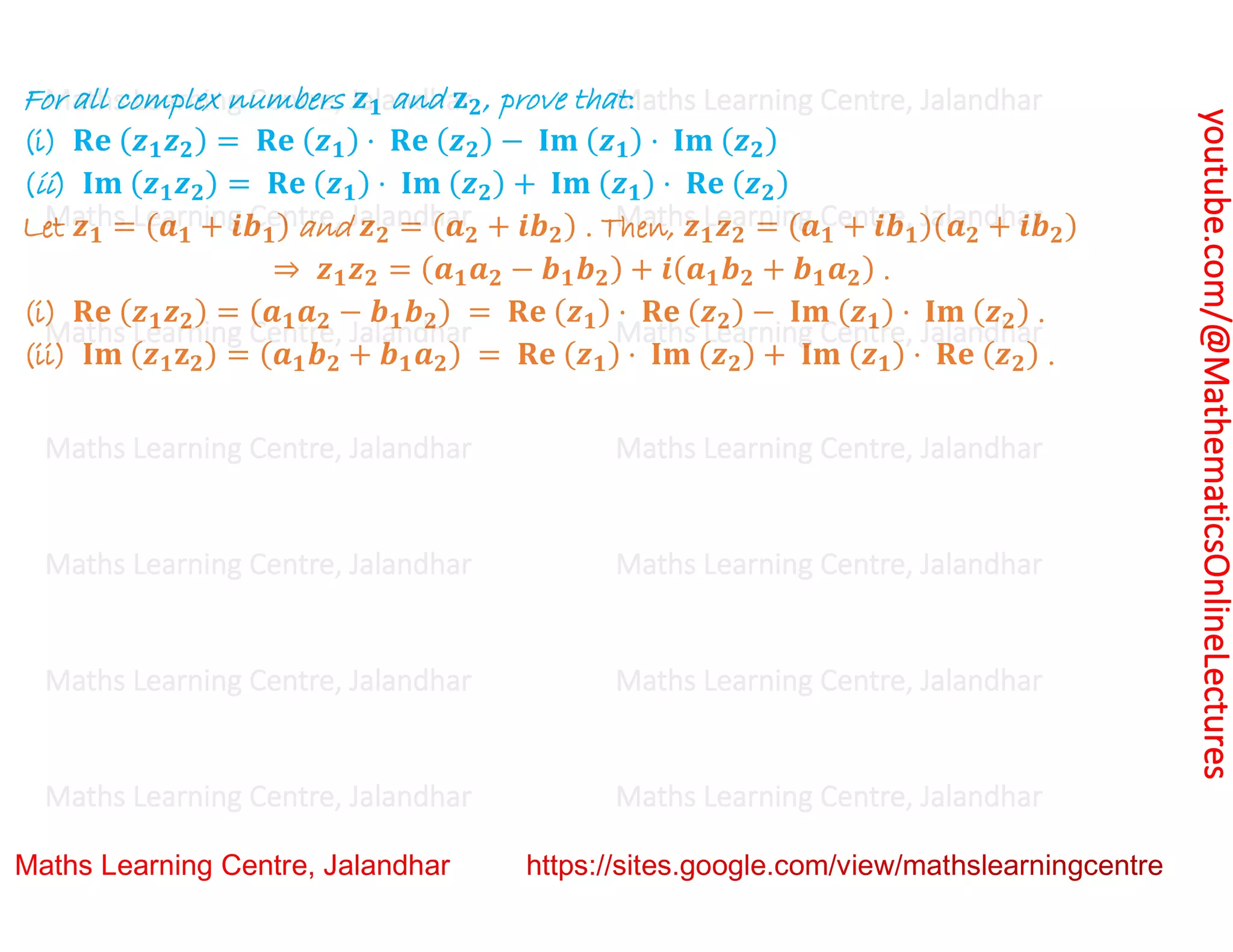 Class 11 Chapter 5 Complex Numbers And Quadratic Equations Modulus And Conjugate Lecture 2pdf