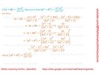 Class 11 Chapter 5 Complex Numbers and Quadratic Equations (Modulus and conjugate) Lecture 2.pdf