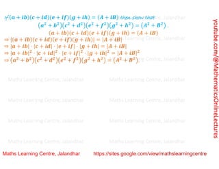 Class 11 Chapter 5 Complex Numbers and Quadratic Equations (Modulus and conjugate) Lecture 2.pdf