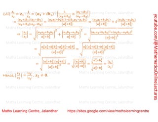 Class 11 Chapter 5 Complex Numbers and Quadratic Equations (Modulus and conjugate) Lecture 2.pdf