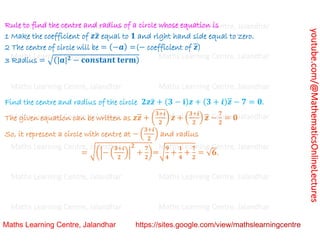 Class 11 Chapter 5 Complex Numbers (applications to geometry)Lecture 9.pdf