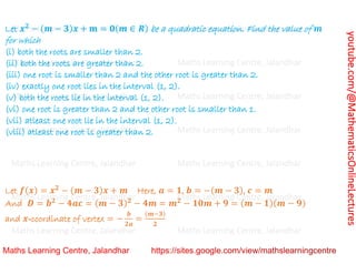 Class 11 Chapter 5 Quadratic Equations (graphs and location of roots)Lecture 7.pdf