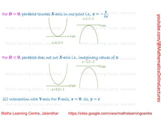 Class 11 Chapter 5 Quadratic Equations (graphs and location of roots)Lecture 7.pdf