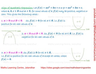Class 11 Chapter 5 Quadratic Equations (graphs and location of roots)Lecture 7.pdf