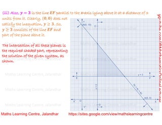 Class 11_ Chapter 6 _Linear Inequations_ linear inequations in two ...