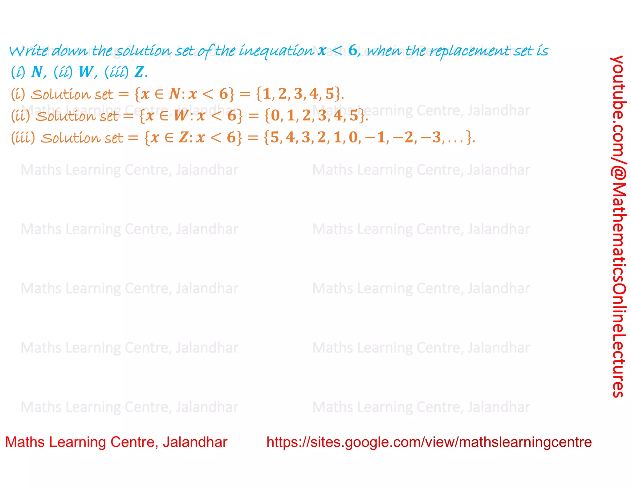 Class 11 Chapter 6 Linear Inequations (One varibale, modulus function ...