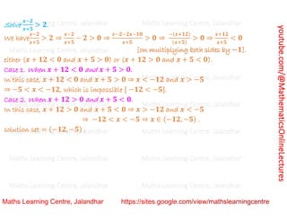 Class 11 Chapter 6 Linear Inequations (One varibale, modulus function)Lecture 1.pdf