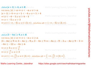 Class 11 Chapter 6 Linear Inequations (One varibale, modulus function)Lecture 1.pdf