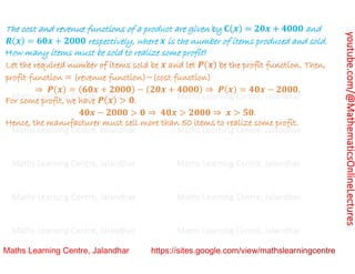 Class 11 Chapter 6 Linear Inequations (system of linear inequations ...