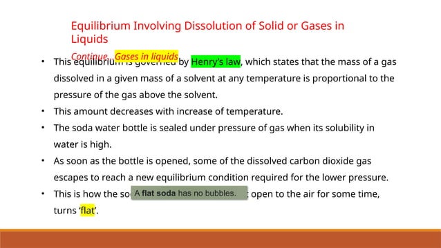 Class 11 Chapter 7 Equilibrium.pptx presentation | PPTX | Chemistry | Science
