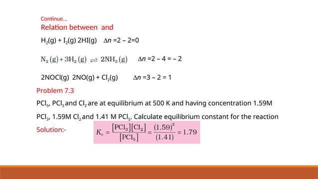 Class 11 Chapter 7 Equilibrium.pptx presentation | PPTX | Chemistry | Science
