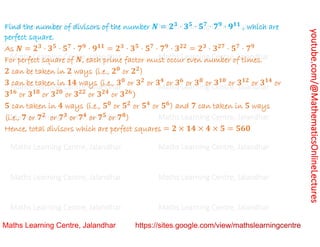 Class 11_Chapter 7_Permutation and combinations (Advanced problems_I) Lecture 8.pdf