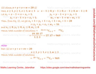 Class 11_Chapter 7_Permutation and combinations (Arrangement in groups) Lecture 9.pdf