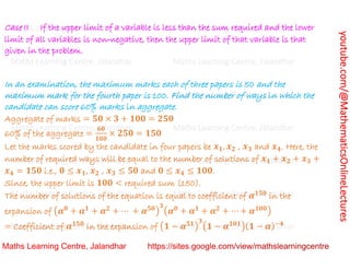 Class 11_Chapter 7_Permutation and combinations (Dearrangements and ...