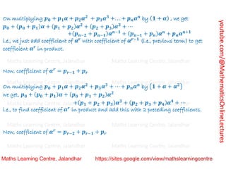 Class 11_Chapter 7_Permutation and combinations (Dearrangements and multinomial theorem) Lecture ...
