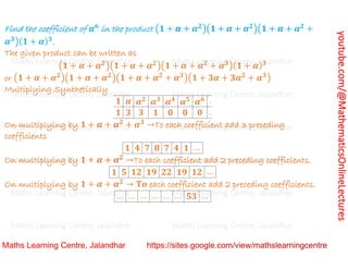 Class 11_Chapter 7_Permutation and combinations (Dearrangements and multinomial theorem) Lecture ...