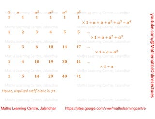 Class 11_Chapter 7_Permutation and combinations (Dearrangements and ...
