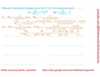 Class 11 Chapter 7 Permutations and combinations (Combinations_Basics) Lecture 6.pdf