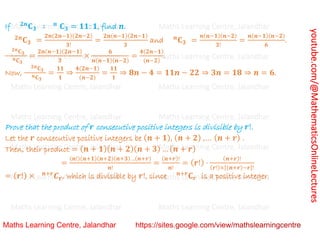 Class 11 Chapter 7 Permutations and combinations (Combinations_Basics) Lecture 6.pdf